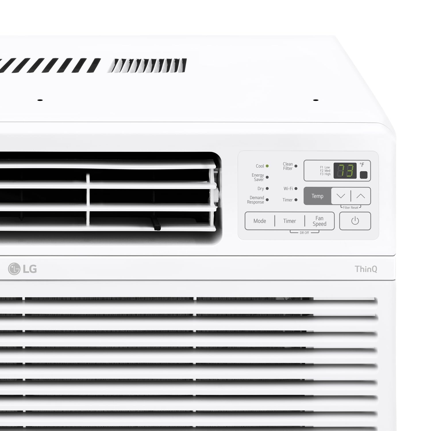 LG 12,000 BTU Smart Window Air Conditioner with Fan, White (Renewed) Bundle with 3 Year Enhanced Protection Pack
