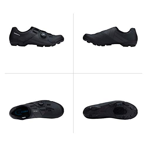 SHIMANO SH-XC300 High Value XC Mountain Bike Shoe, Black, 7.5-8 Men (EU 41)