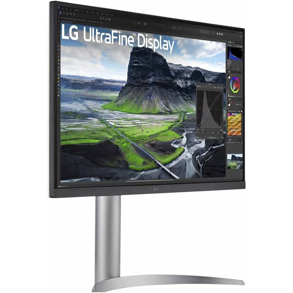 LG 27UQ850-W 27 inch Ultrafine UHD 4K Nano IPS Monitor with VESA DisplayHDR 400 2 Pack Bundle with 1 YR CPS Enhanced Protection Pack