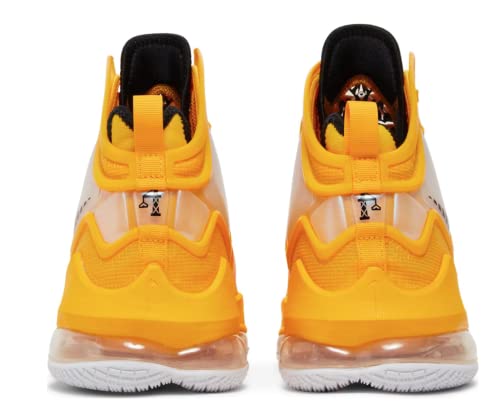 Nike Men's Lebron XIX 19 Space Jam Basketball Shoes, University Gold/Black, 7.5