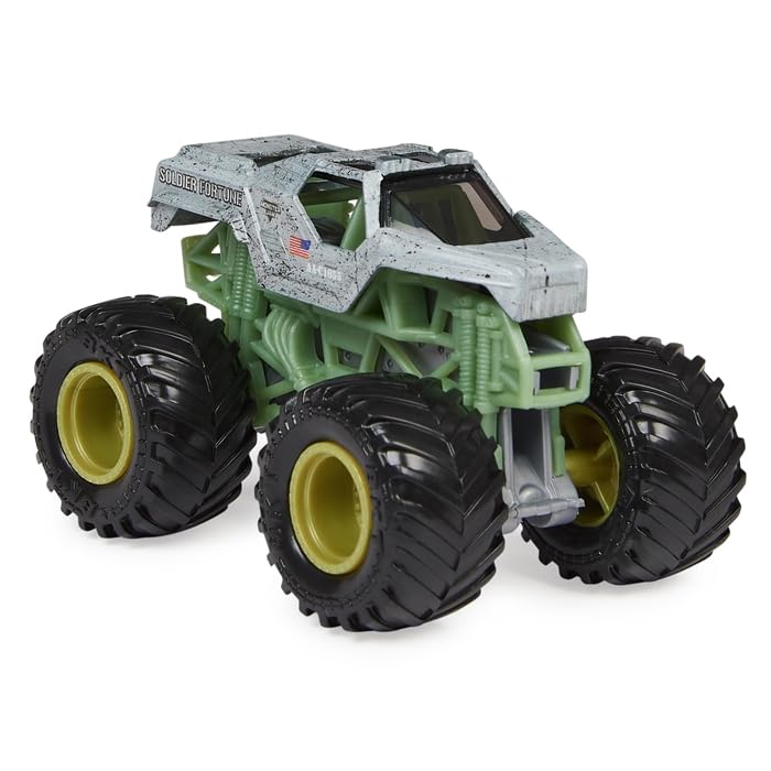 Monster Jam 2023 Spin Master 1:64 Diecast Truck Series 29 Steel Reveal Soldier Fortune