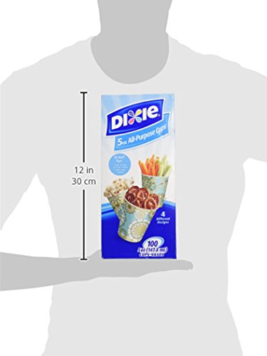Dixie All Purpose Cups, 5 oz, 100 Count (Pack of 1)