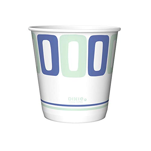 Dixie Paper Bath Cups, 3oz Cups, 400 Count (Pack of 1), Colors/Styles Vary