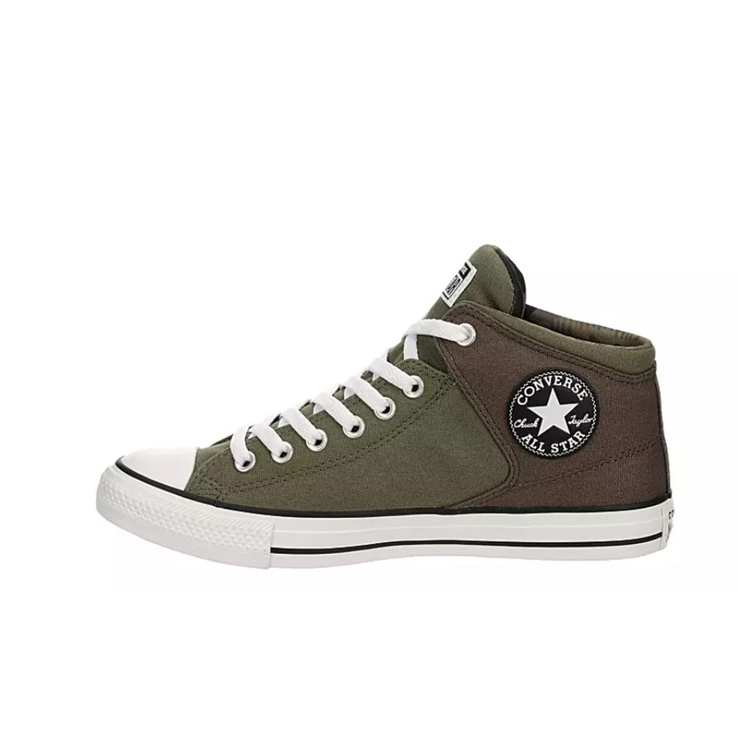 Converse Unisex Chuck Taylor All Star Mid High Street Sneaker - Utility/Engine Smoke/White 15