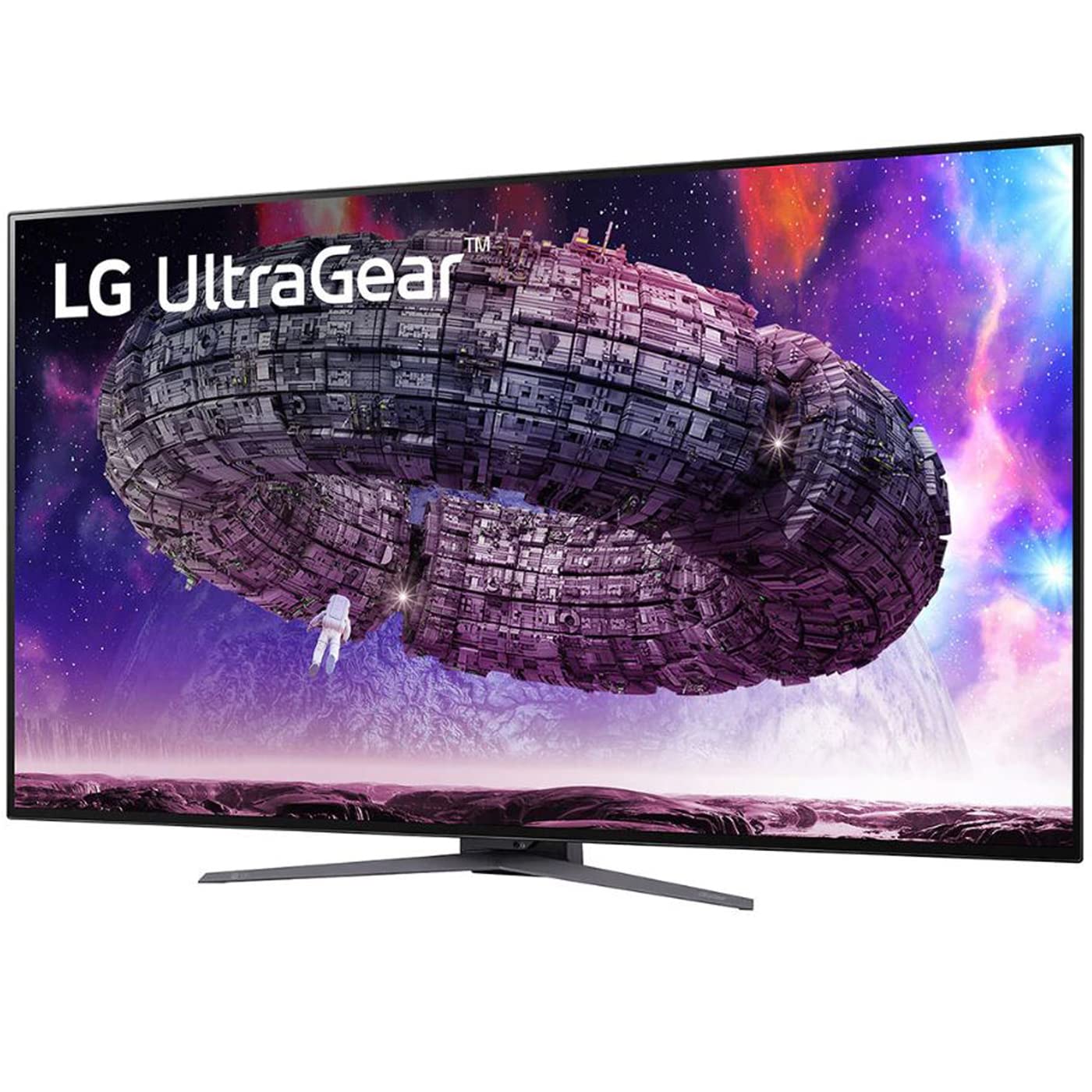 LG 48GQ900-B 48" Ultragear UHD OLED Gaming Monitor, 120 Hz, G-SYNC Compatible Bundle with Elite Suite 18 Software + 1 Year Protection Warranty