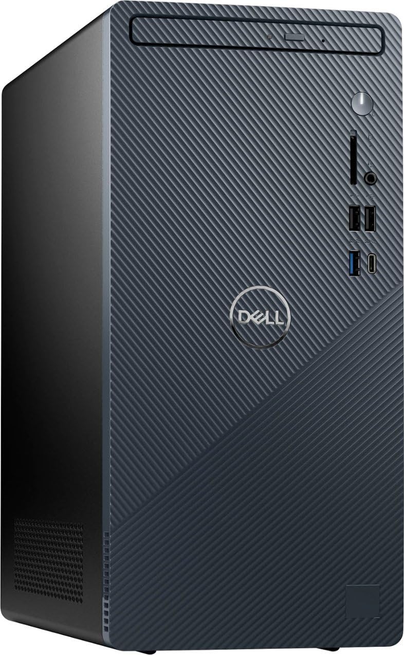 Dell Inspiron 3020 Desktop - Intel Core i5-13400, 16GB DDR4 RAM, 512GB SSD, Intel UHD 730 Graphics, Windows 11 Pro - Mist Blue