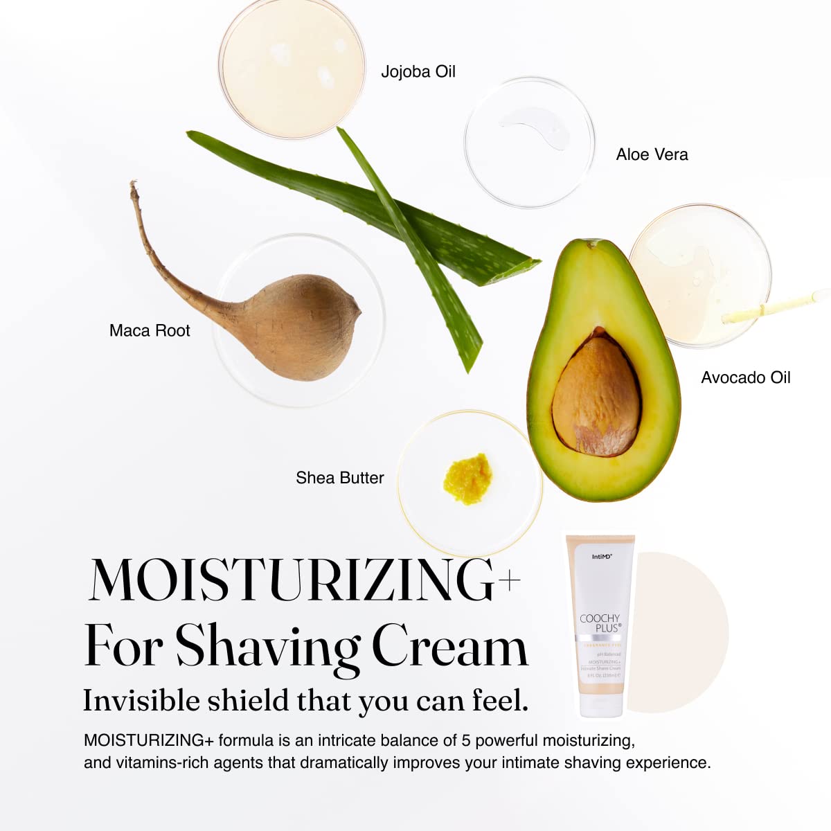Coochy Plus Intimate Shaving Complete Kit - FRAGRANCE FREE & After Shave Protection Soothing Moisturizer Mist β Antioxidant Formula Prevents Razor Burns, Itchiness & Ingrown Hairs