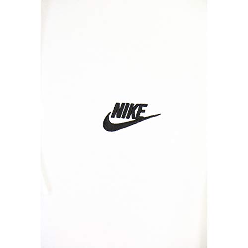 Nike Pull Over Hoodie, White/White/Black, 3X-Large