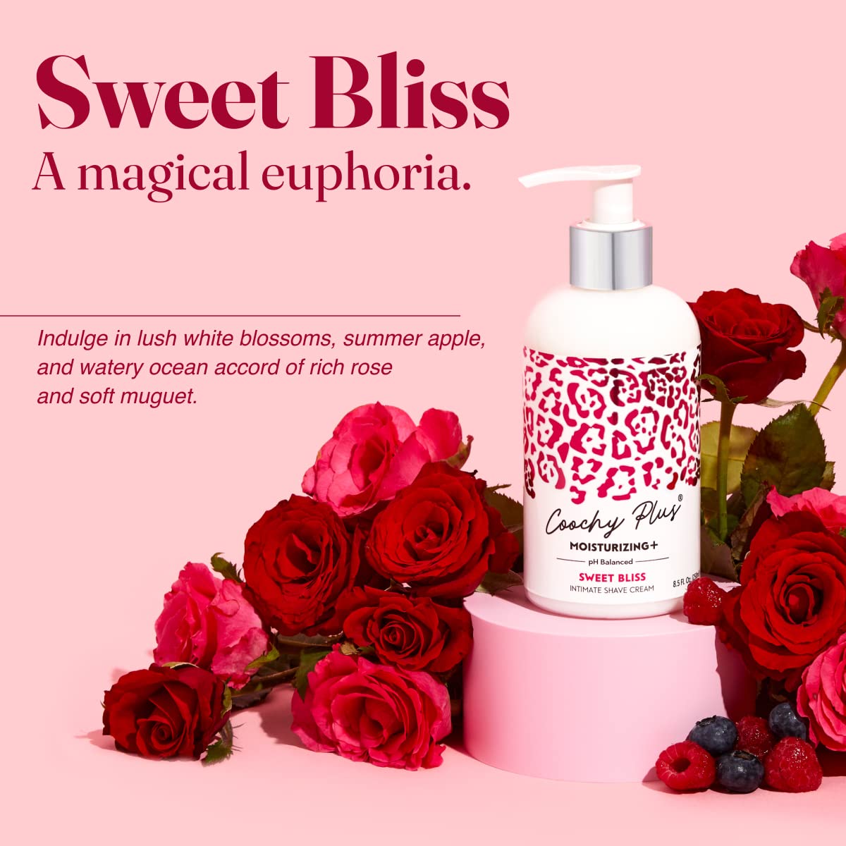 Coochy Plus Intimate Shaving Complete Kit - SWEET BLISS & Organic After Shave Protection Soothing Moisturizer Mist β Antioxidant Formula Prevents Razor Burns, Itchiness & Ingrown Hairs
