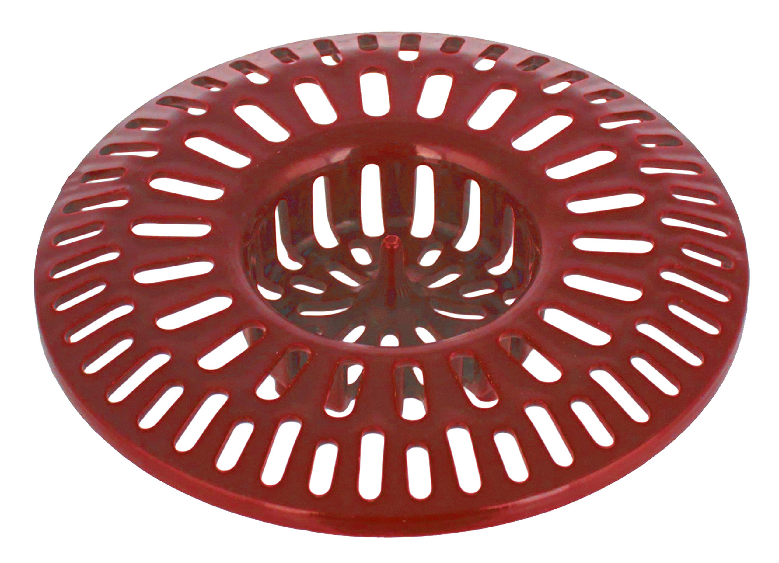 Plastic Drain Catcher for Kitchen Sink - Pack of 3 - Shower Basket Cover Hair Trap - Bathtub Strainer - Bath Tub Strainers