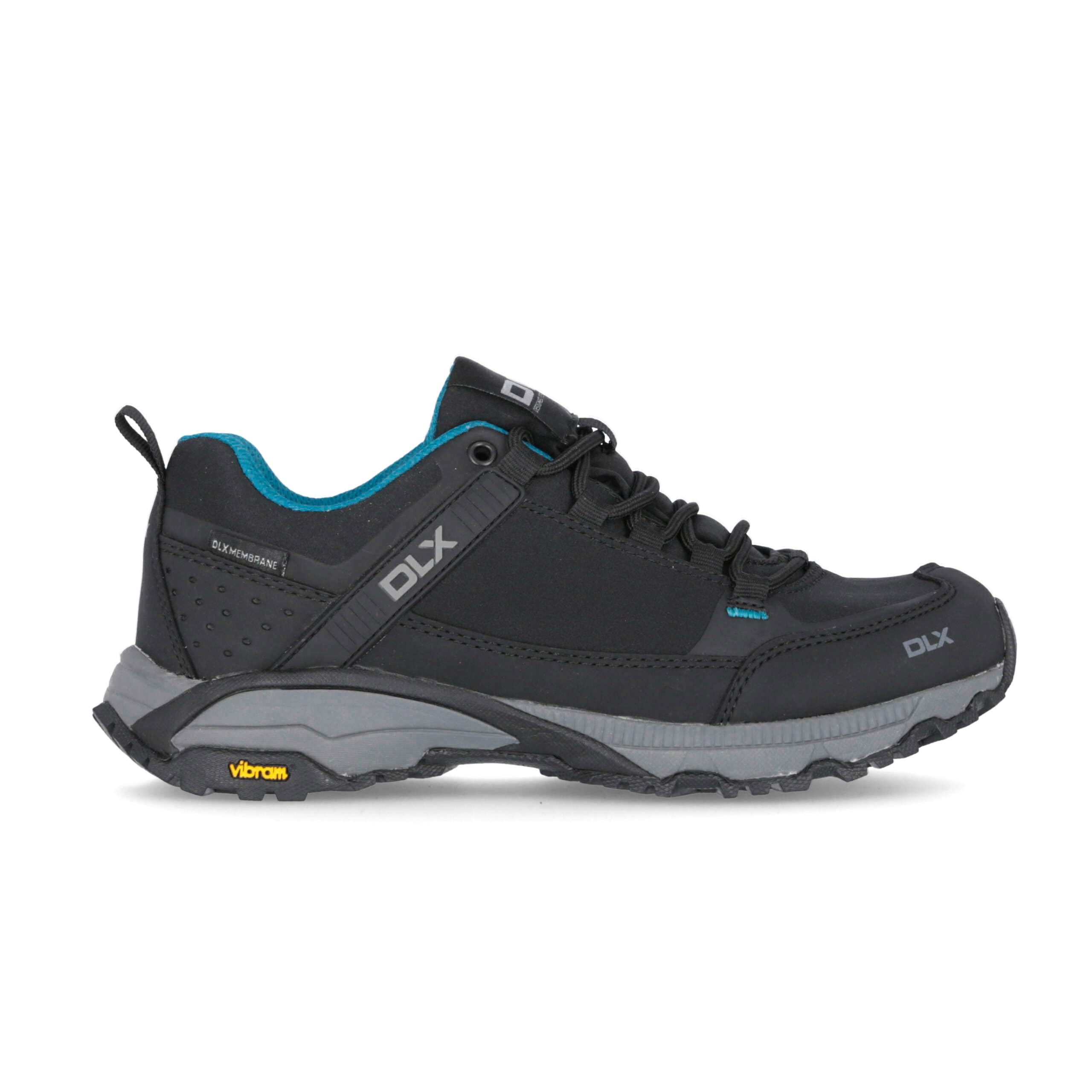 DLX Women's Low Rise Hiking Boots, Black Black Blk, 7