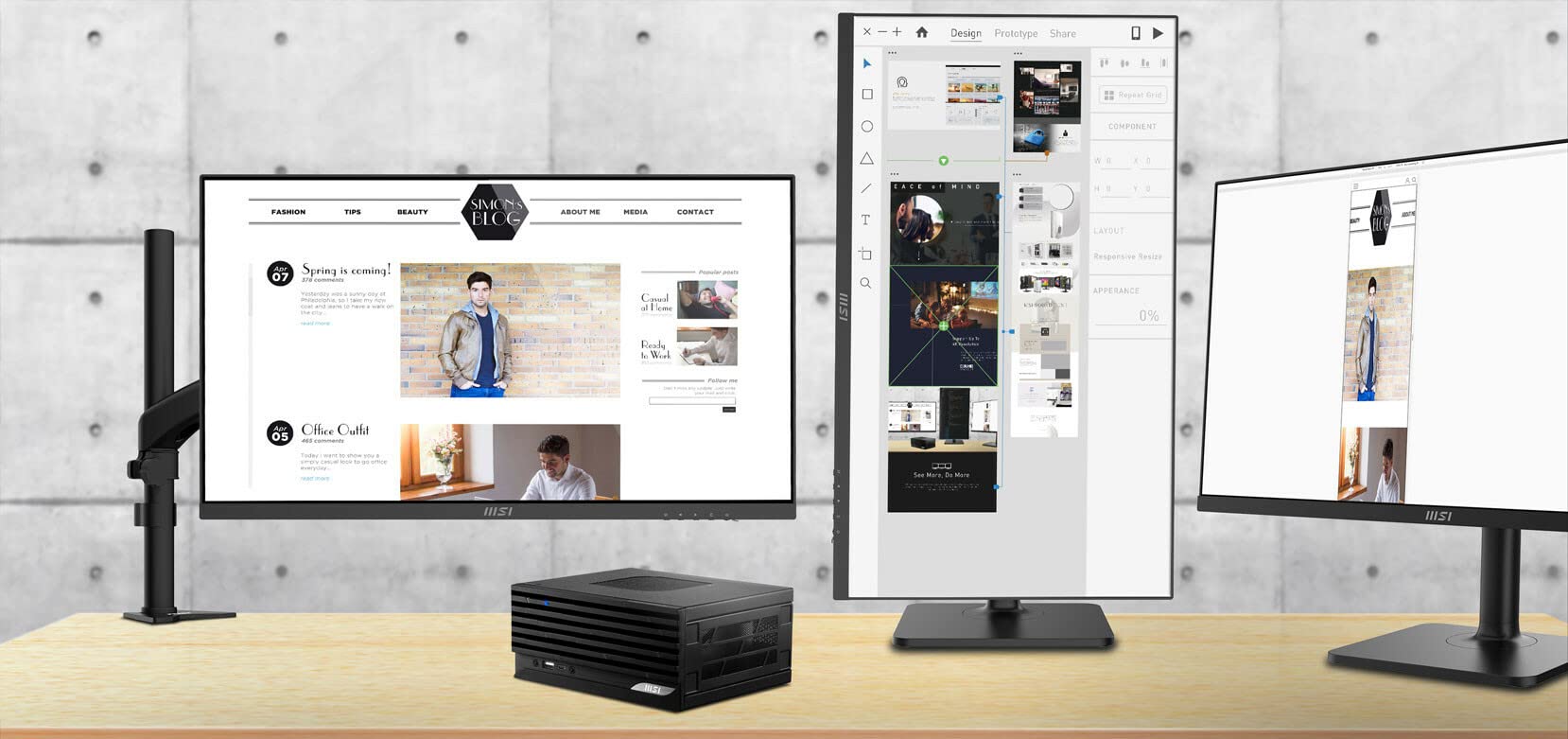 MSI PRO DP20Z (MFF) Desktop, AMD Ryzen R5-5600G, Radeon Vega 7, 8GB' Memory (Dual-CHL), 250GB SSD, WiFi 6, USB Type-C, Windows 11 Home (5M-031US)