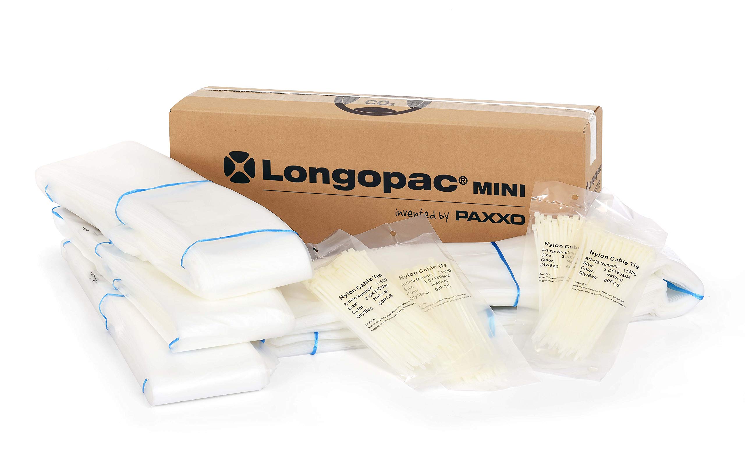 Paxxo Longopac BAG CASSETTE (4-count) compatible with Ermator vacuums
