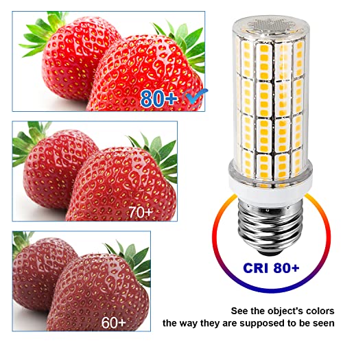 LED Light Bulb 2500lumen 200w Equivalent Super Bright 3000K Warm Daylight White 20W LED Bulbs Waterproof E26/E27 Medium Base for Outdoor Indoor Home Garage Backyard LED Corn Light Bulb Pack of 4