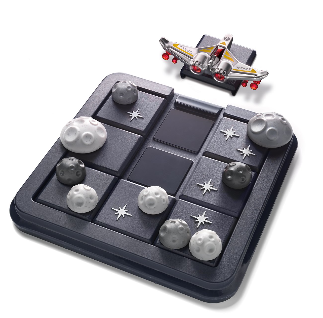 SmartGames Asteroid Escape Travel Sliding Puzzle Game Featuring 60 Challenges for Ages 8-Adult