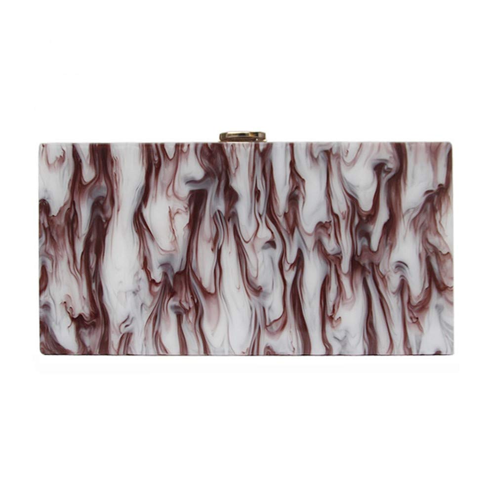 Trendy Wedding Bag Fashion Women Handbag Red Ink Acrylic Luxury Party Prom Evening Bag Woman Box Clutch Purse