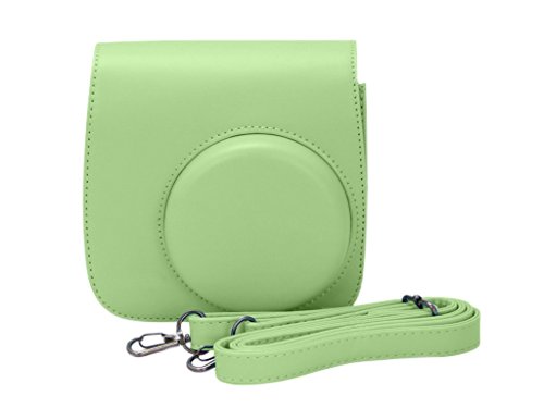 Fujifilm Instax Mini 9 Camera + Fuji INSTAX Instant Film (20 Sheets) + 14 PC Instax Accessories kit Bundle, Includes; Instax Case + Album + Frames & Stickers + Lens Filters + More (Lime Green)