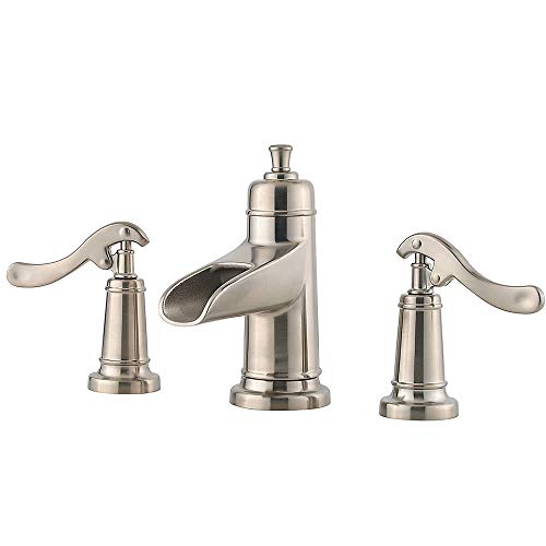 Pfister LG49YP1K Ashfield 2-Handle 8" Widespread Bathroom Faucet in Brushed Nickel, Water-Efficient Model