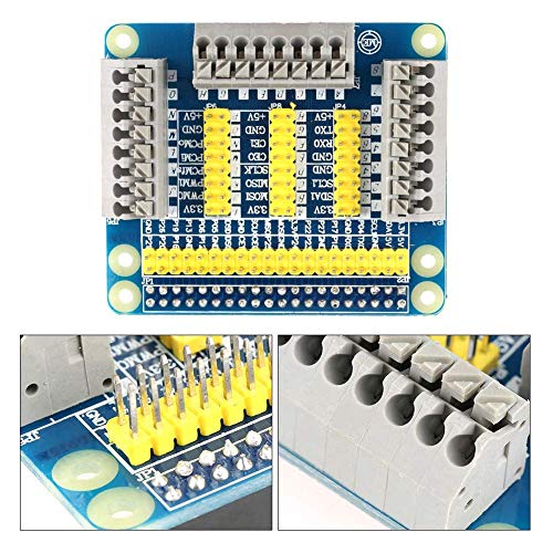 DAOKI GPIO Expansion Board Raspberry Pi Shield for Raspberry PI 4B/3B GPIO Extension Board Multi-Function with Screw Accessories for Raspberry Pi 3/2 DIY Kit