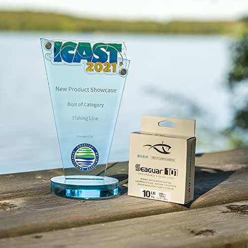 Seaguar 101 Basix 100% Fluorocarbon Fishing Line, 200Yds, 15Lbs Line/Weight, Clear - 15BSX200