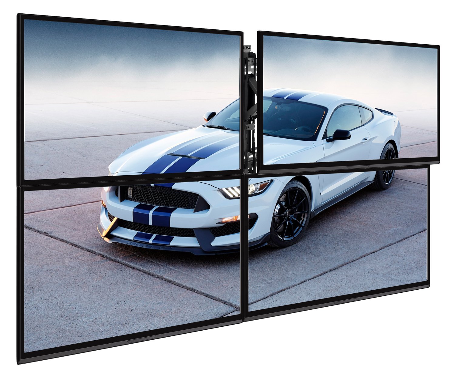 Mount-It! Pop Out Video Wall Mount, Digital Signage TV Menu Board Mount for 32 to 70" TVs, Up to VESA 600x400, Commercial Grade 154 Lbs Capacity