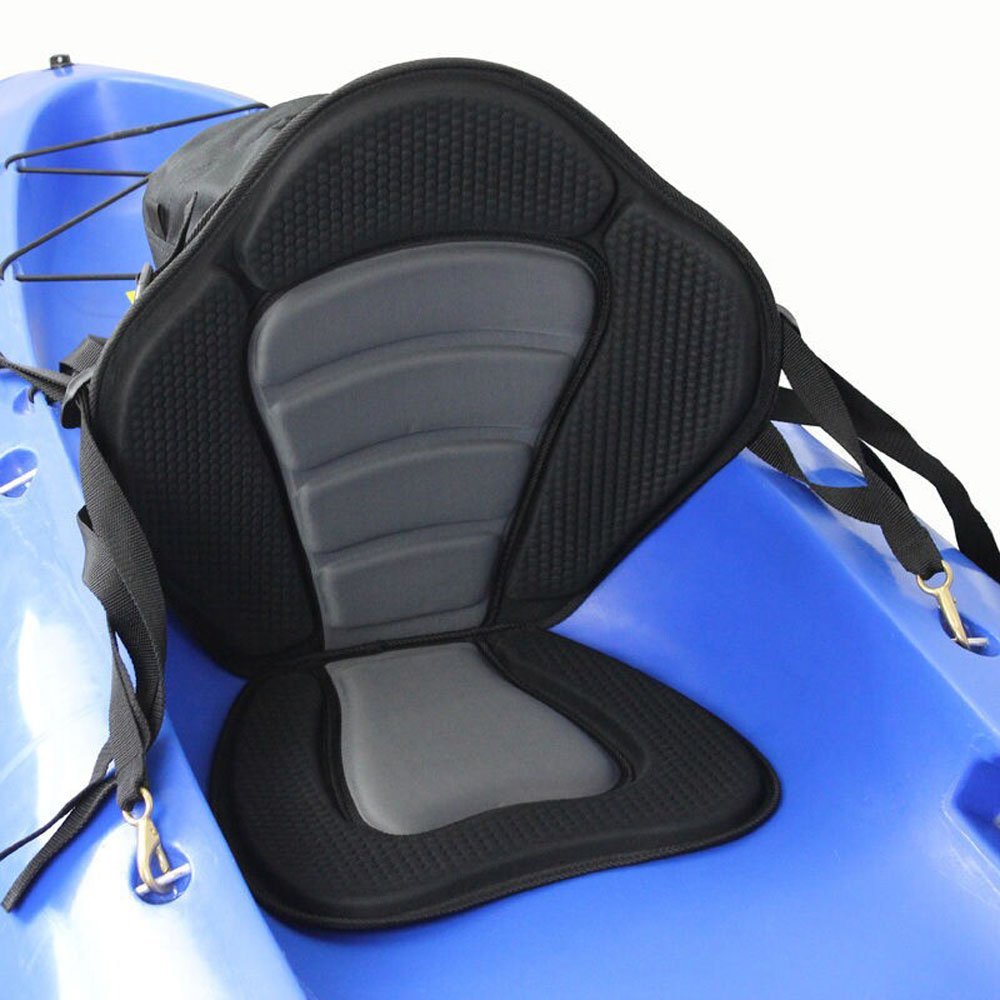 Docooler Deluxe Cushion Kayak Seat Soft and Antiskid Padded Base High Backrest Adjustable with Backrest