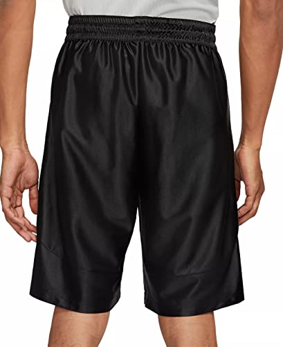 Nike Men's Dri-FIT 11" Durasheen Basketball Shorts (as1, Alpha, m, Regular, Regular, Black/White, MD, Loose)