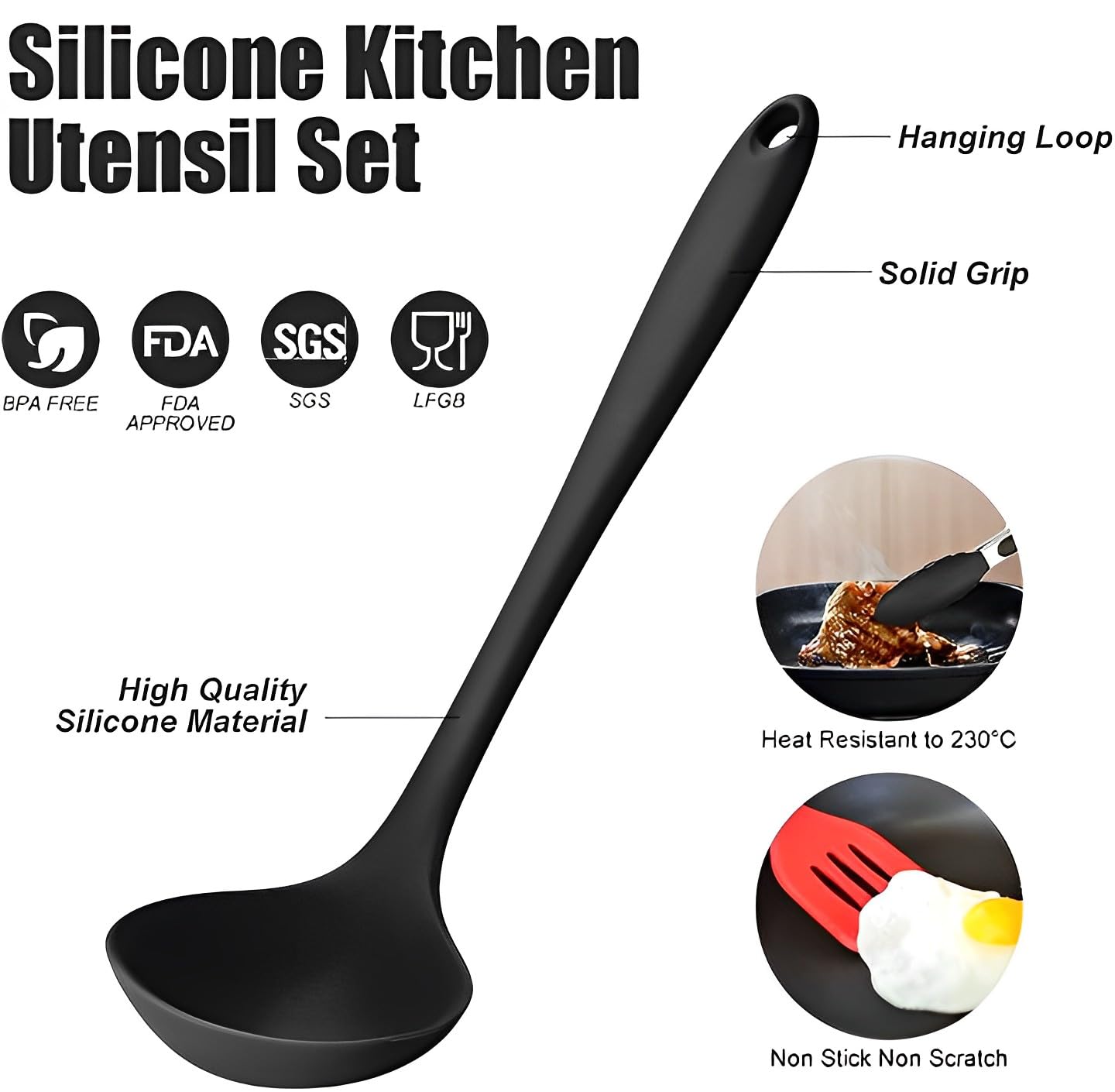 Cooking Utensils Set, 33pcs Silicone Kitchen Utensils Set with Holder, Heat Resistant Non-Stick Silicone, Dishwasher Safe Cooking Gadgets Tools Set,BPA Free Kitchen Tools Gift