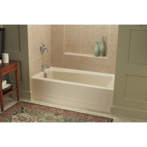 Kohler K-7160-TF-BKB Clearflo 1-1/2" Adjustable Pop-Up Drain with Through-The-Floor Installations for 14"-16" Deep Baths, Brushed Black