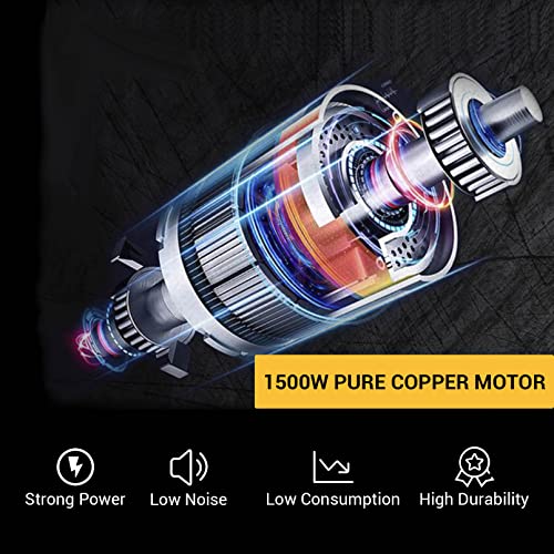KELELM 3 in 1 Electric Hoist Winch, 1100lbs Portable Power Electric Winch, 1.5KW Winch Crane with Wire and Wireless Remote Control, Overload Protection 25ft Lifting Height for Towing 110V