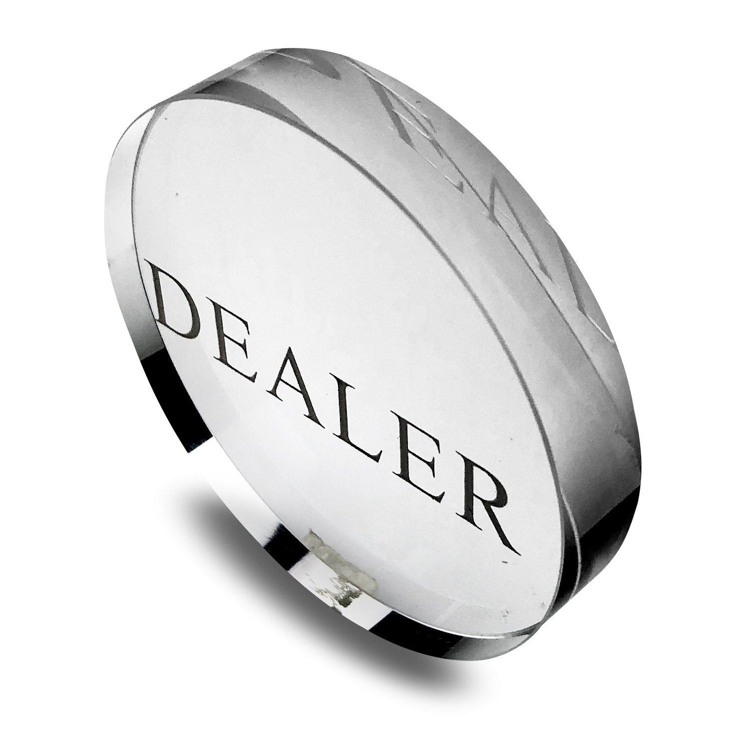 Yuanhe Transparent Poker Dealer Button Poker Game Dealer Crystal Casino Dealer Transparent Poker Dealer, for Poker Games and Card Games