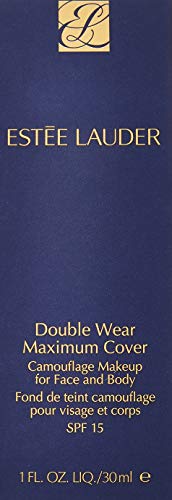 Estee Lauder Double Wear Maximum Cover Camouflage Makeup for Face and Body Broad Spectrum Liquid SPF 15/1.0 oz. 1n1 Ivory Nude