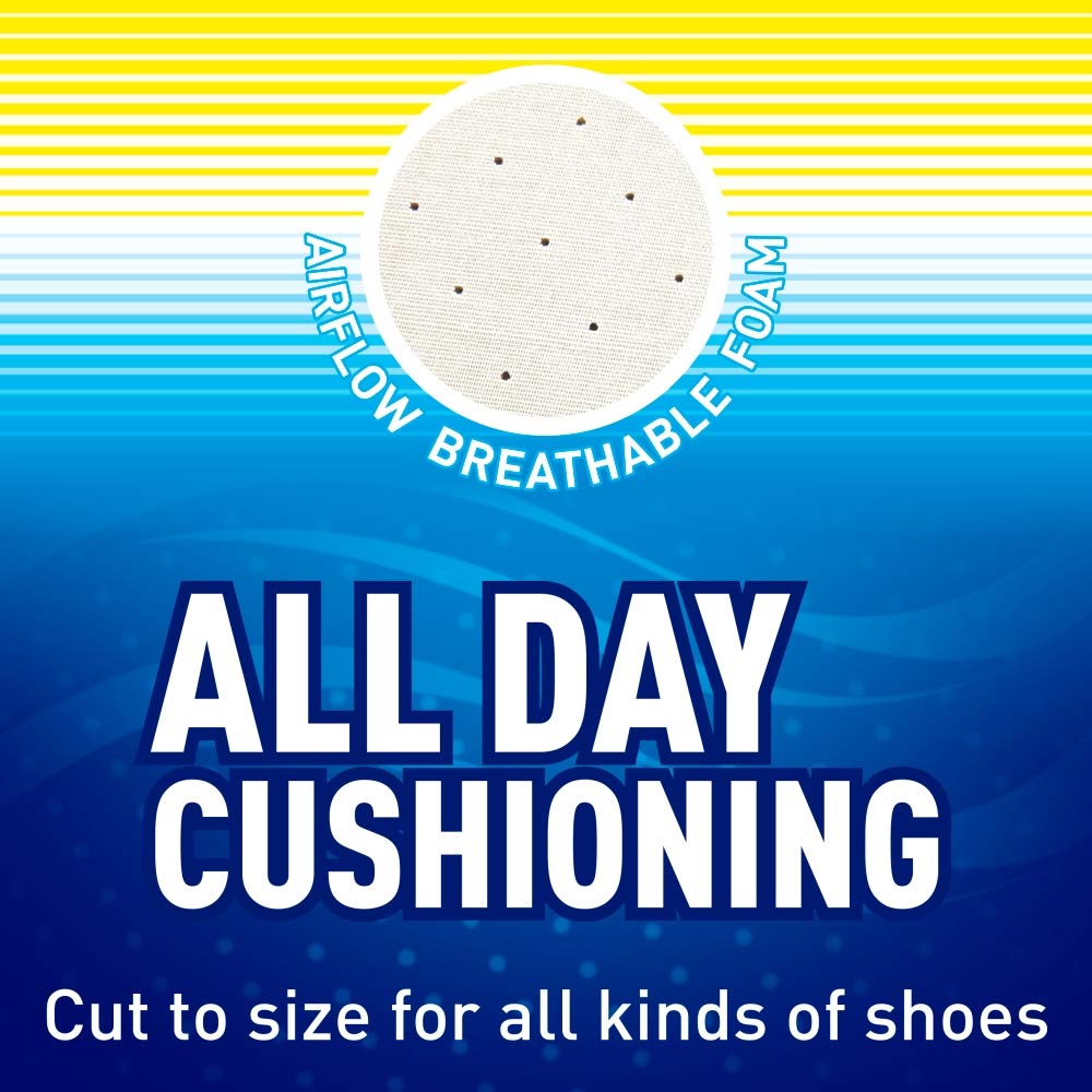 Dr. Scholl's Air Pillow Insole Unisex Shoes,Men (sizes 7-13) and Women (sizes 5-10),one pair