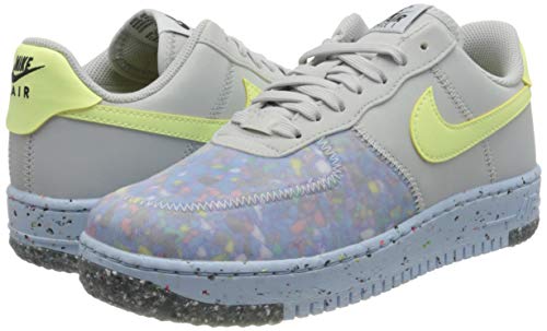 Nike Women's Air Force 1 Crater Basketball Shoe, Pure Platinum Barely Volt Summit White, 4 UK