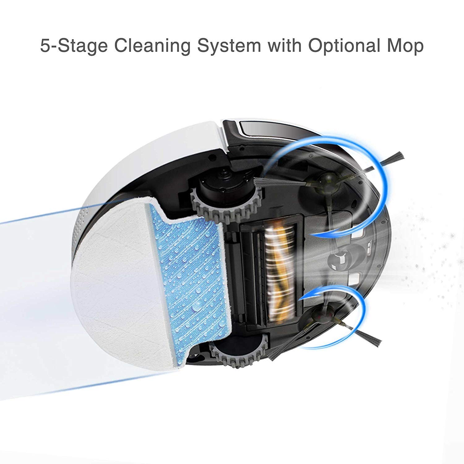 ECOVACS DEEBOT M88 Robotic Vacuum Cleaner for Pet Hair, Carpet and Bare Floors, Wifi Connected, Compatible with Alexa (Renewed)