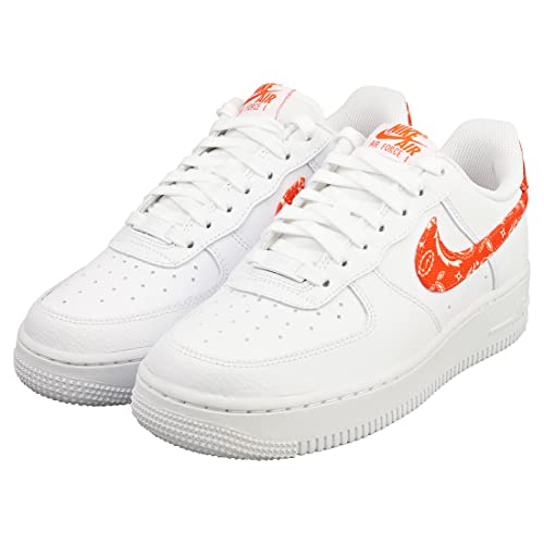 Nike Womens Air Force 1 Low DJ9942 102 Orange Paisley - Size 11W