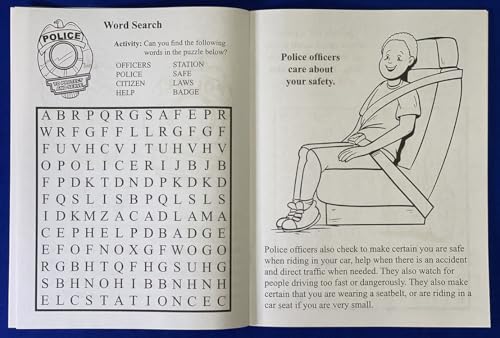 ZOCO - A Visit to The Police Station - Coloring Books (25 Bulk Pack, Without Crayons) - Games, Puzzles, Fun Activities, Gifts for Kids