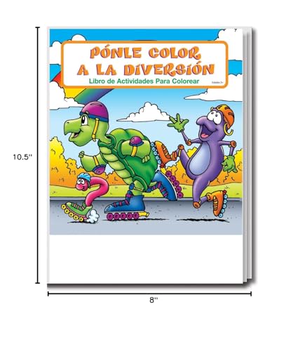 ZOCO - Fun to Color (Spanish Version) - Coloring Books (25 Bulk Pack, Without Crayons) - Games, Puzzles, Activities for Kids
