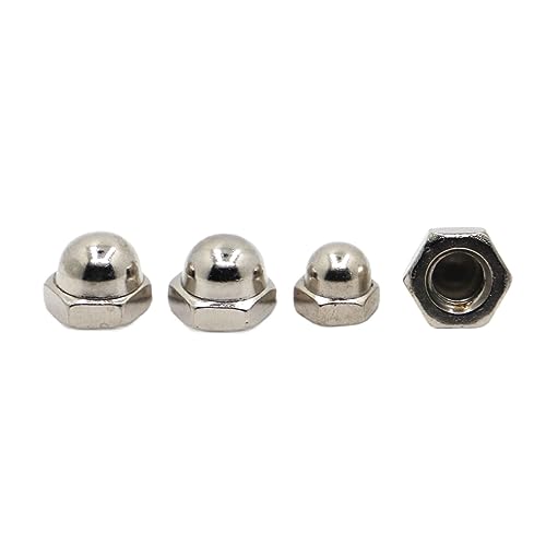 M3 M4 M5 M6 M8 M10 Cap Nuts Decorative Cover Semicircle Head Acorn Nut (Size : M6 20pcs)