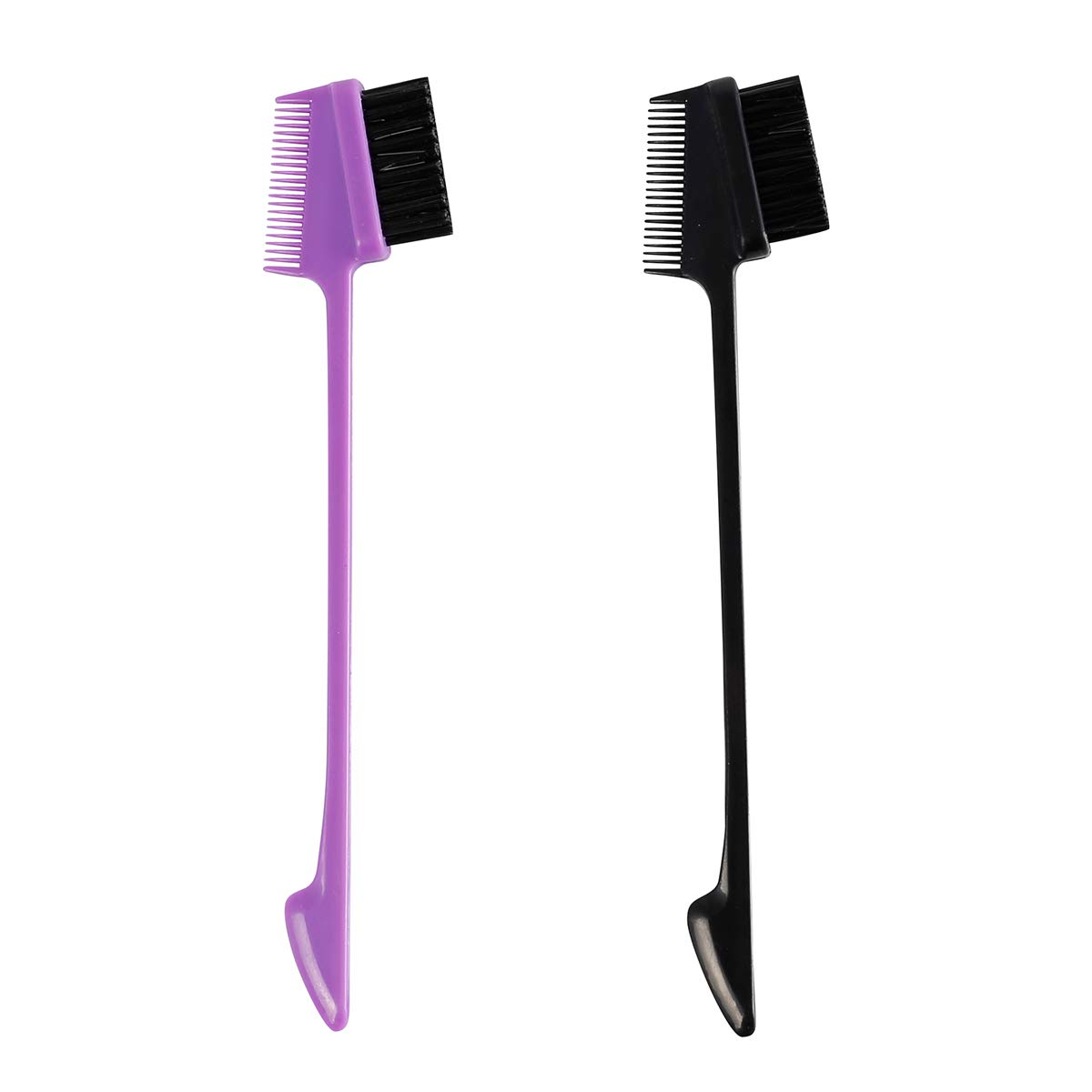 Edge Brush Double Sided Hair Comb - 2 Pieces