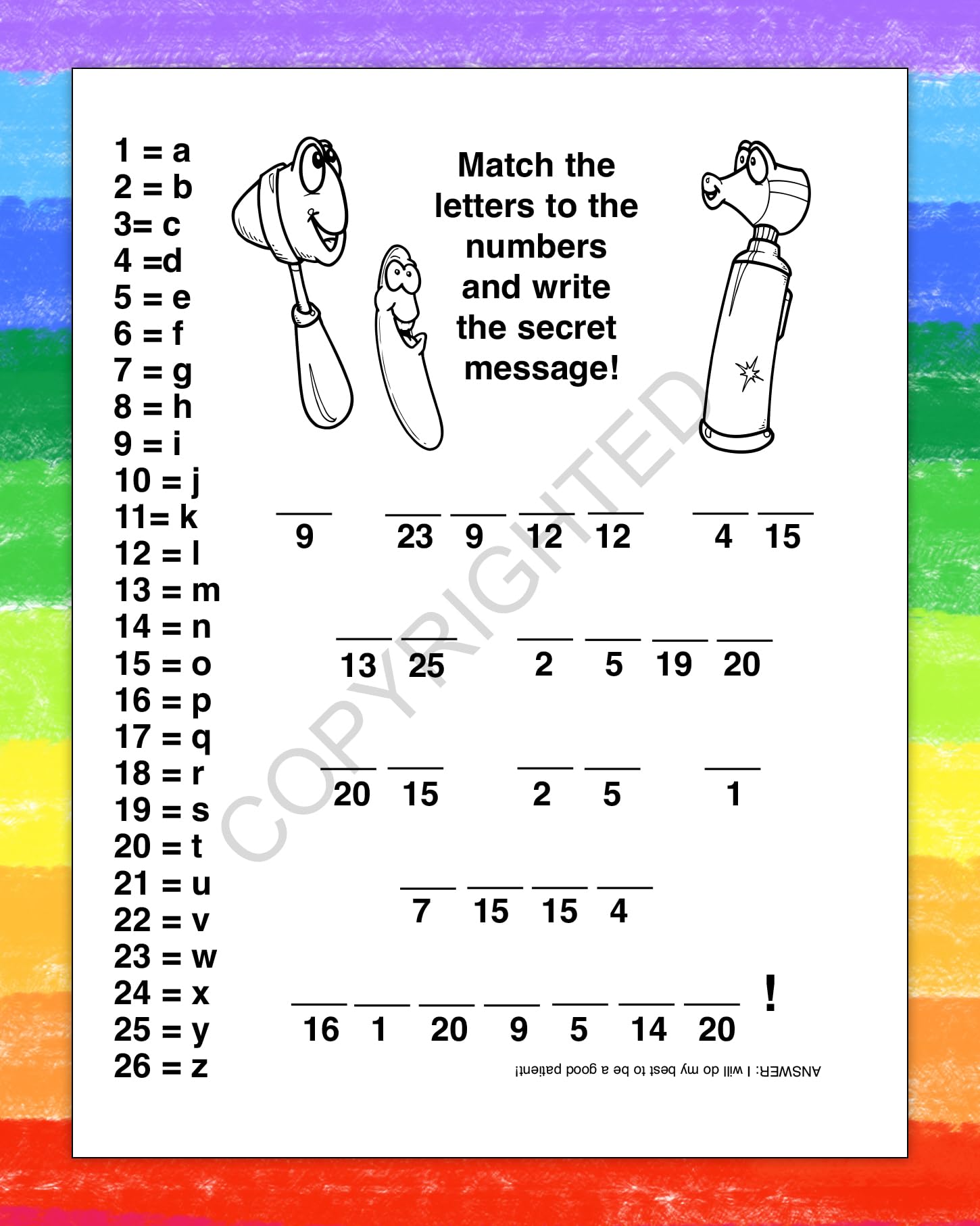 ZOCO - Your Hospital Cares About You - Coloring Books (25 Bulk Pack, Without Crayons) - Games, Puzzles, Activities for Kids