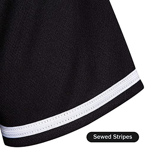 Pullonsy Mens Plain Solid Purple Baseball Jersey Basketball Hipster Hip Hop T-Shirts Button Down,Purple-Yellow Stripe Plain,Size S