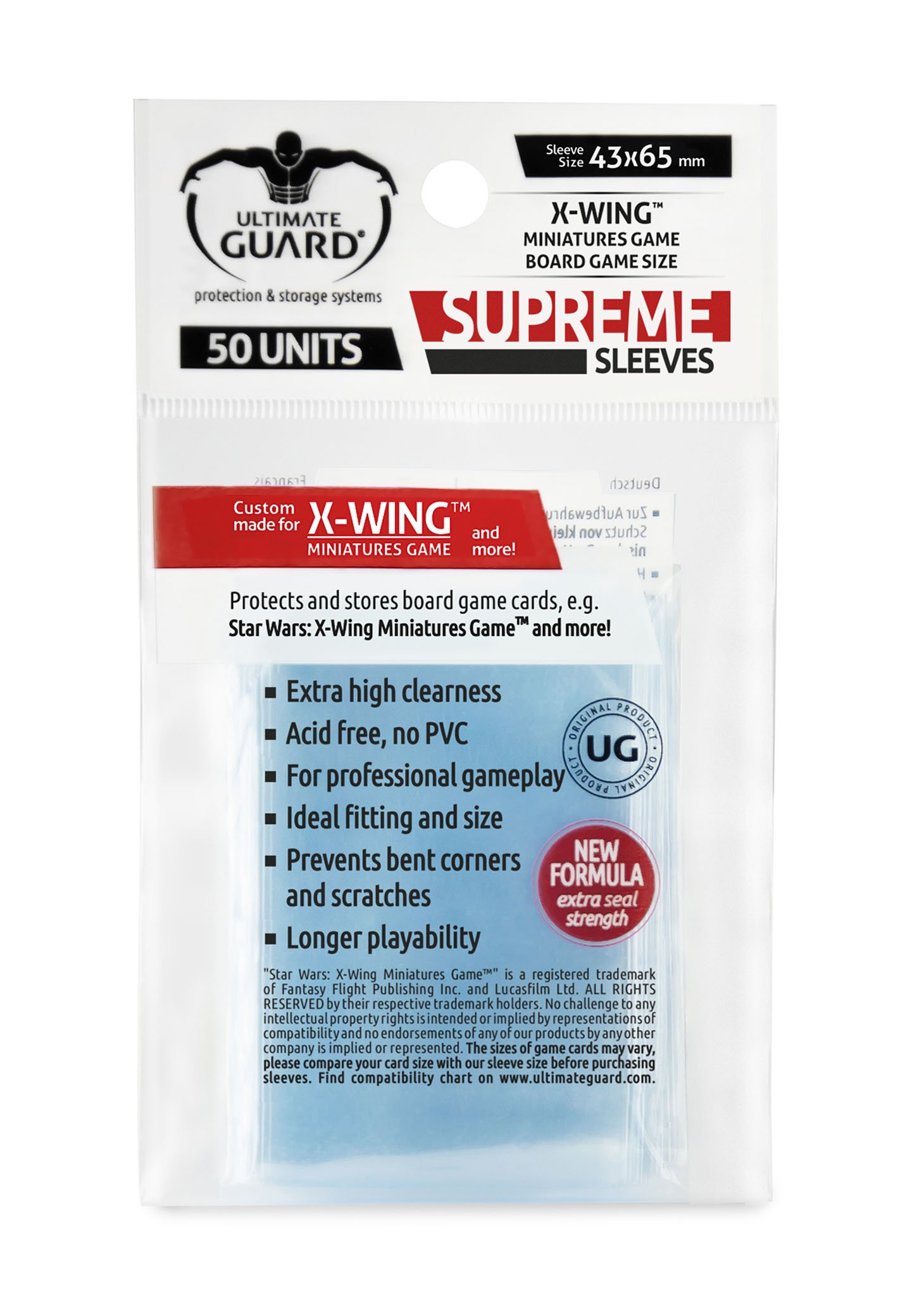 Ultimate Guard X-Wing Supreme Game Sleeves (50 Pack)