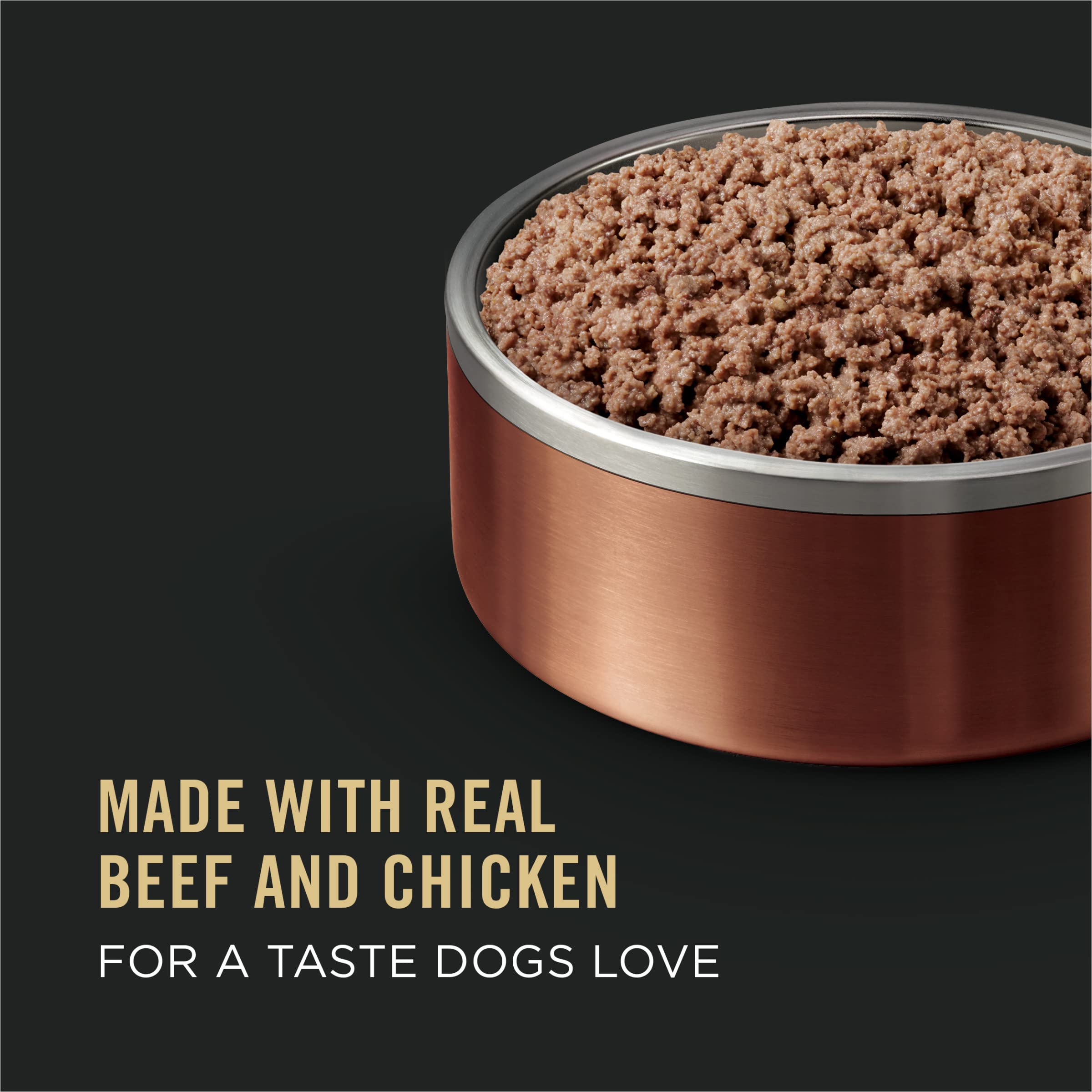Purina Pro Plan Dog Food Grain Free Classic Pate, Beef and Chicken Entrée - (Pack of 12) 13 oz. Cans