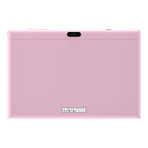 Tablet 64GB 10 Inch Tablet, Android 11 Tablets, 6000mAh Battery Quad Core HD Touch Screen Tableta Computer, with WiFi BT Google Play Tabletas. (Pink)
