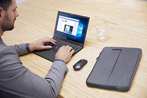Lenovo Urban Sleeve for 13-inch Laptop/Notebook/Tablet - Water Resistant - Padded Compartments, Zippered Accessory Storage - Reinforced Rubber Corners - Extendable Handle - GX40Z50941 - Charcoal Grey