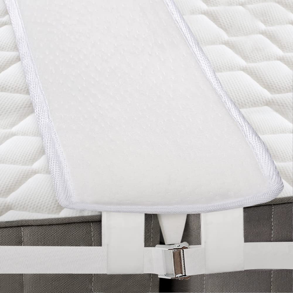 SAYGOGO Bed Bridge Twin to King Converter Kit, Upgrade 11.8inch W Memory Bed Gap Filler, Adjustable Bed Bridge Mattress Connector Strap for Bed, Storage Bag Included, for Guests Stayovers