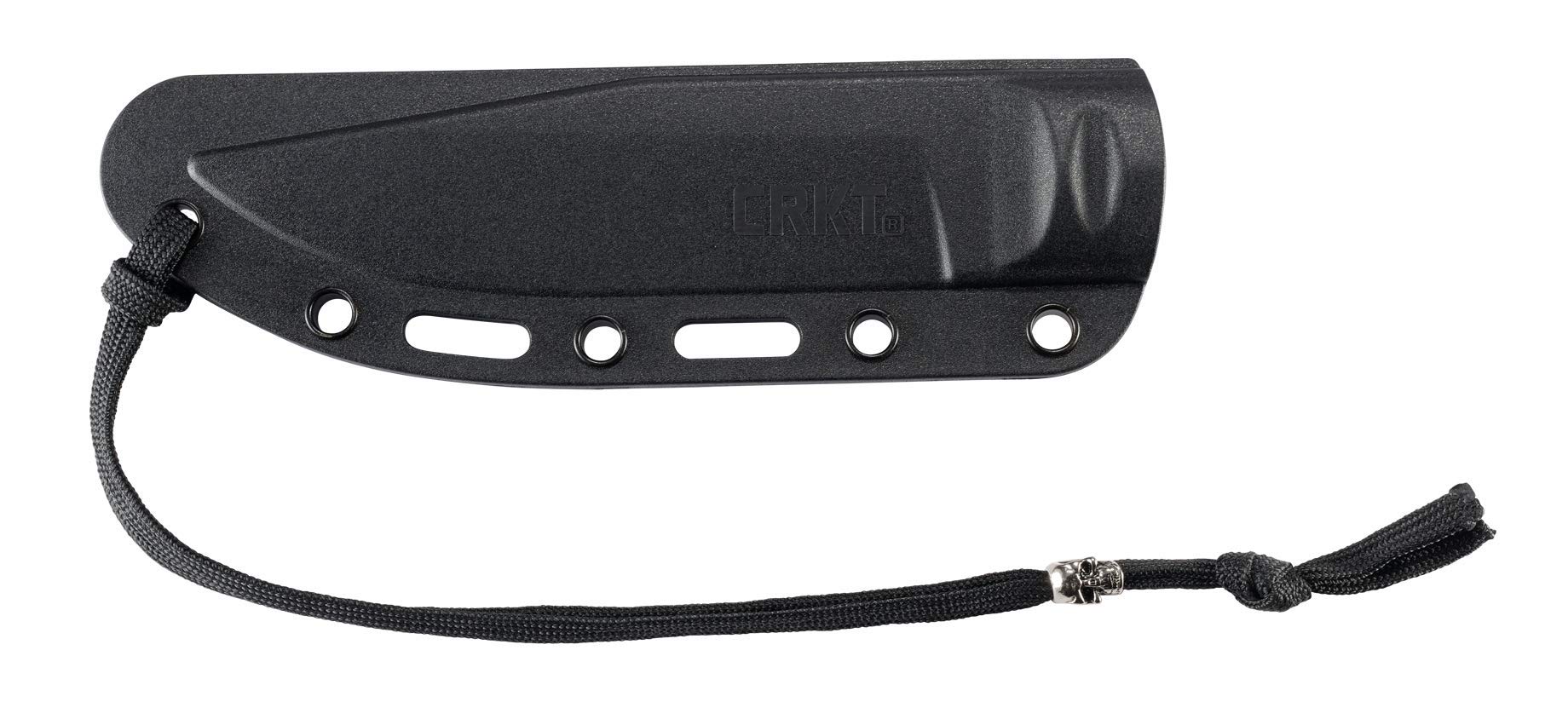 CRKT Nishi EDC Knife: Everyday Carry Fixed Blade Knife, Clip Point Blade with Titanium Nitride Finish, Cord Wrapped Handle, Sheath 2290