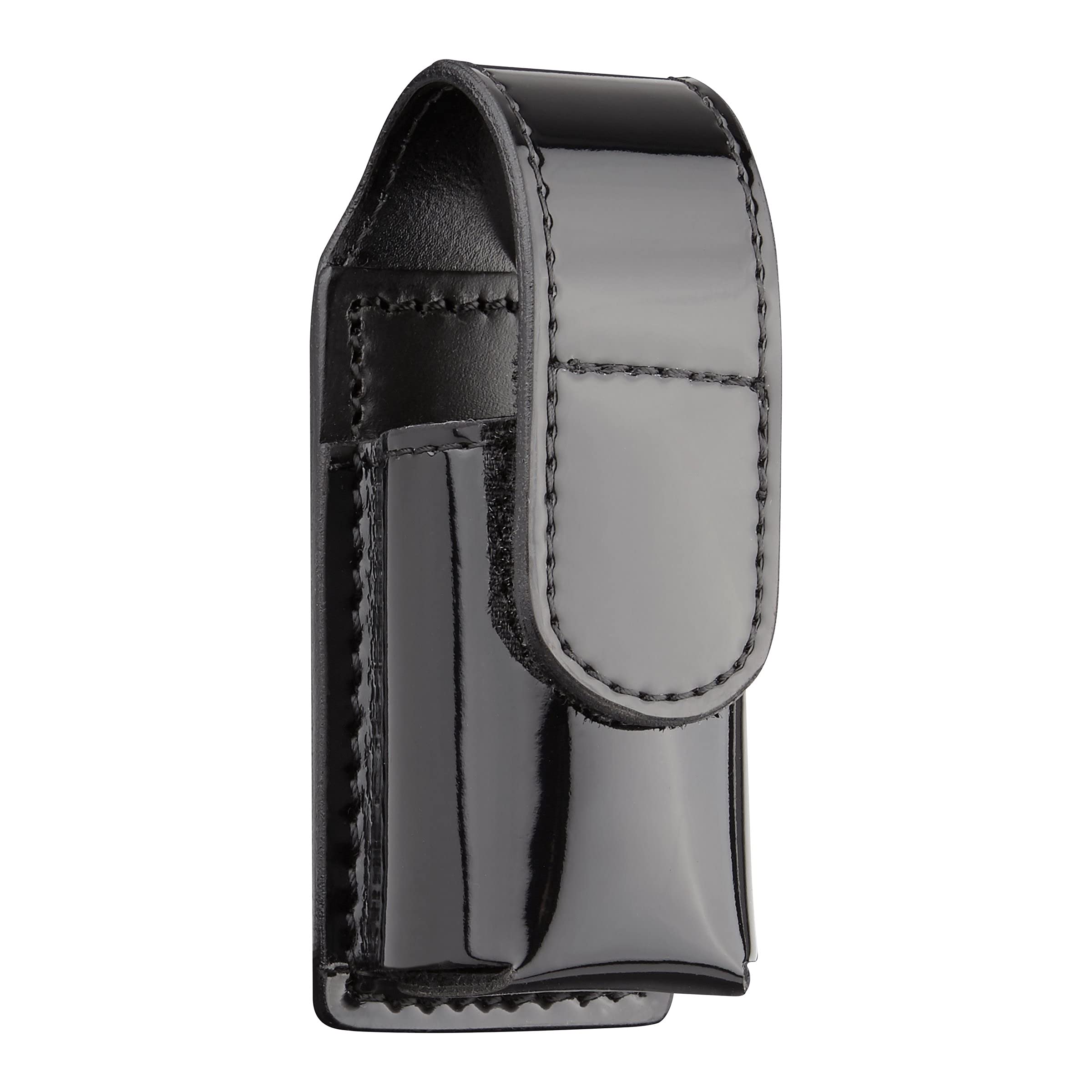 Dutyman 3631V Patent Clarino Leather 2oz OC Pepper Spray Holster Pouch w/Hook n Loop Closure