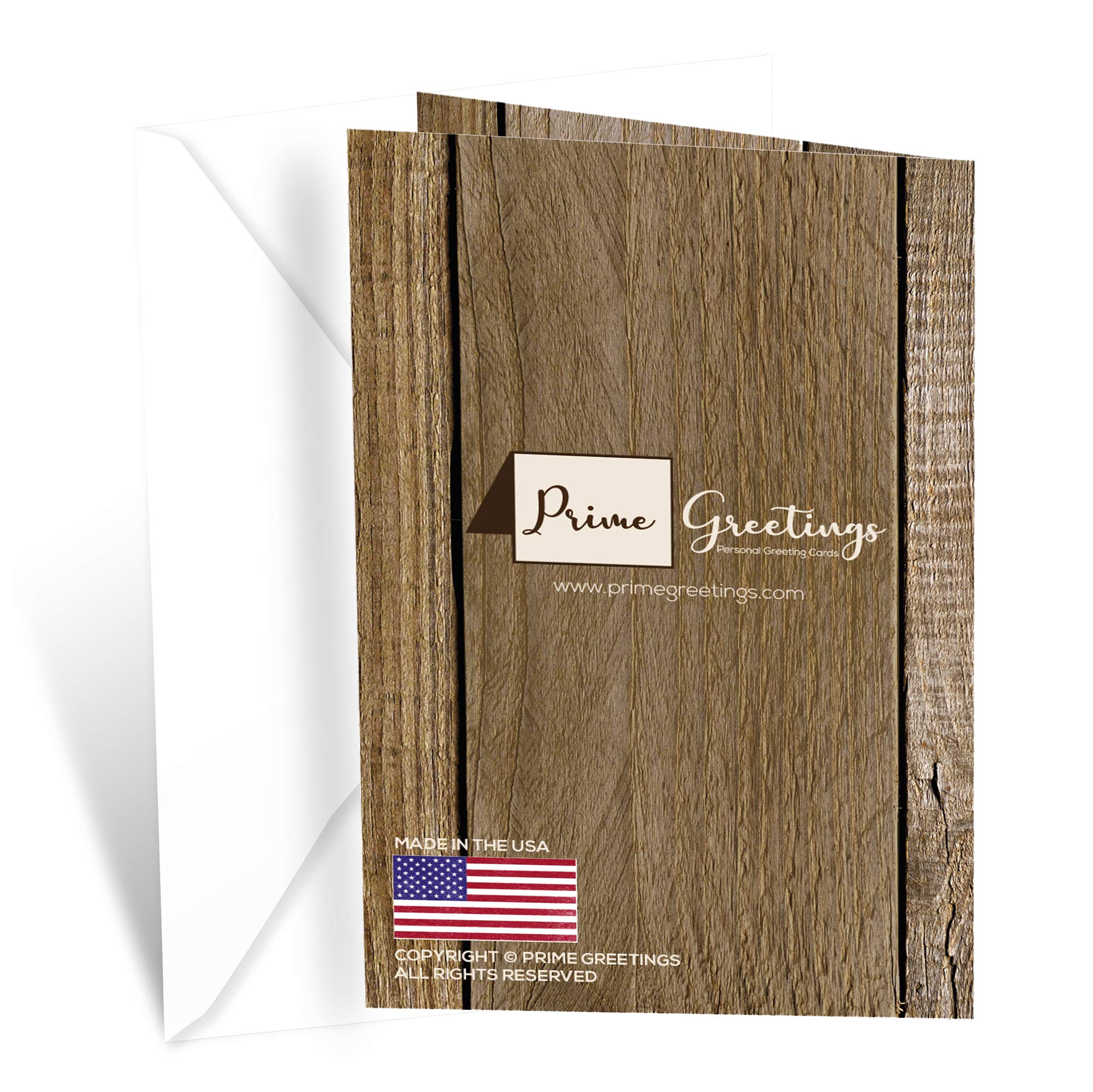 Prime Greetings Happy Birthday Card For Daughter, Made in America, Eco-Friendly, Thick Card Stock with Premium Envelope 5in x 7.75in, Packaged in Protective Mailer